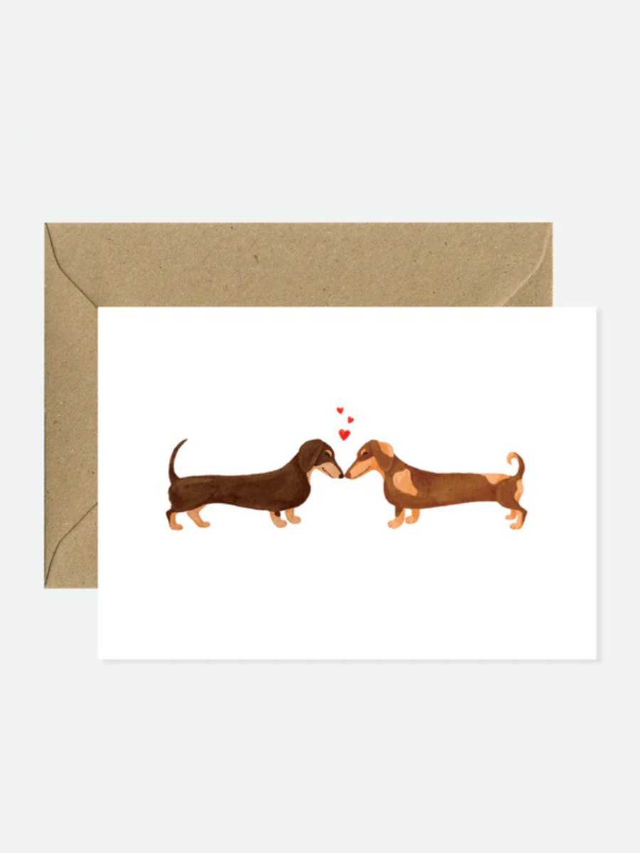 Dachshund Lovers - A6 Card for sale in-store or delivery